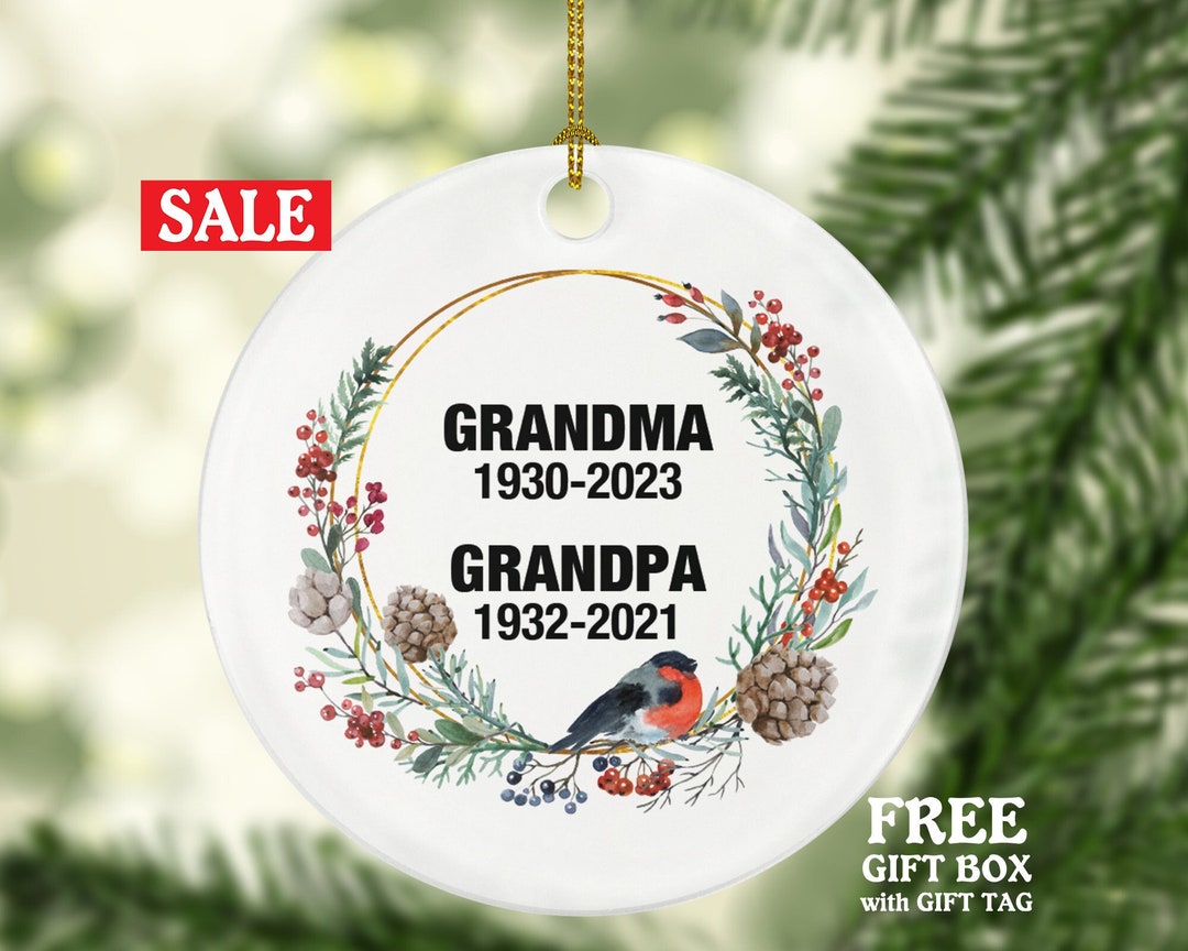 Memorial Cardinal Bird With Wreath Ornament, Christmas in Heaven ...