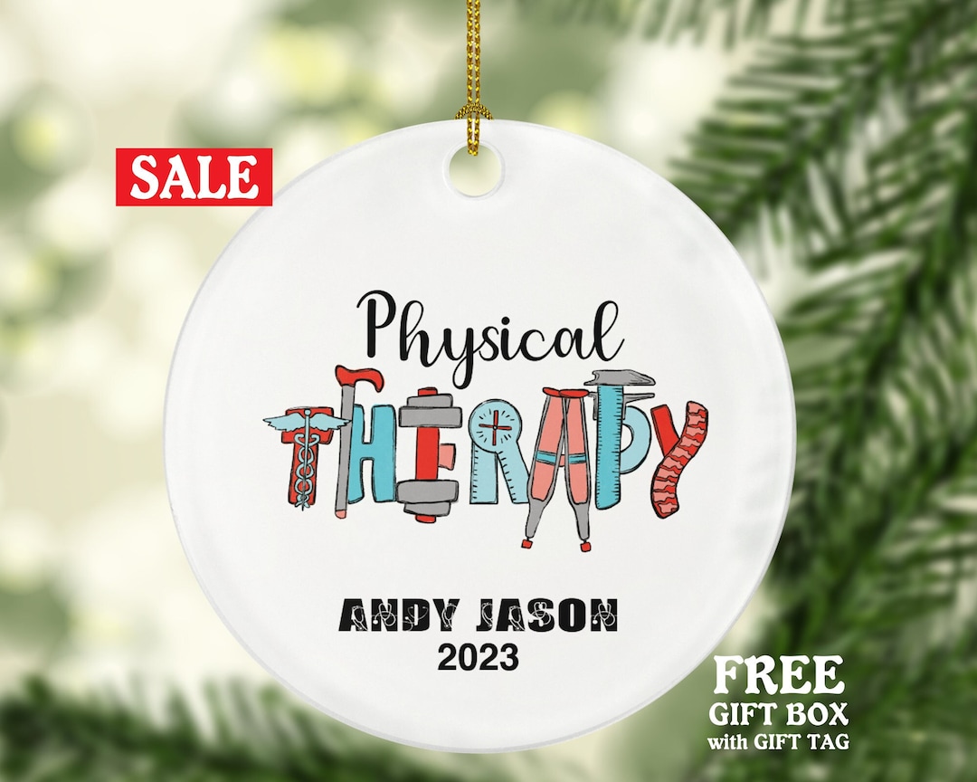 Physical Therapy Christmas Ornament Personalized Therapist PT ...