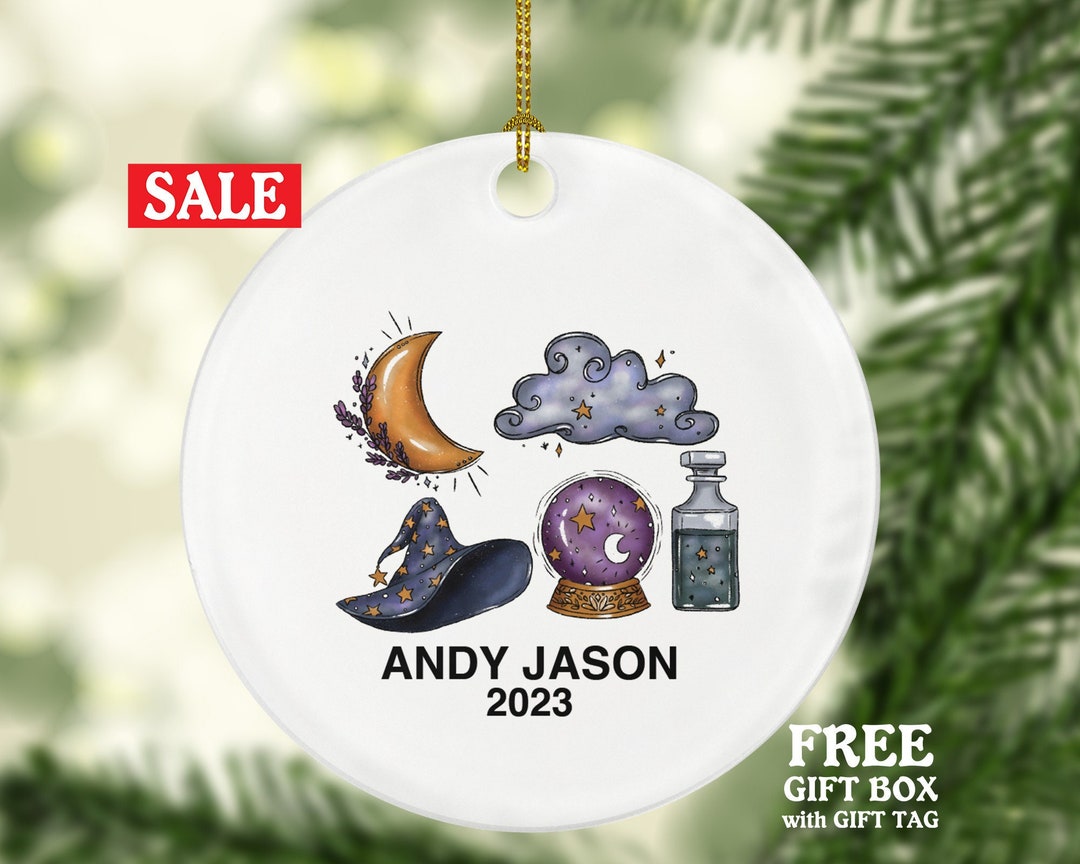 Magician Christmas Ornament Personalized - Psychic Magic Fortune Teller ...