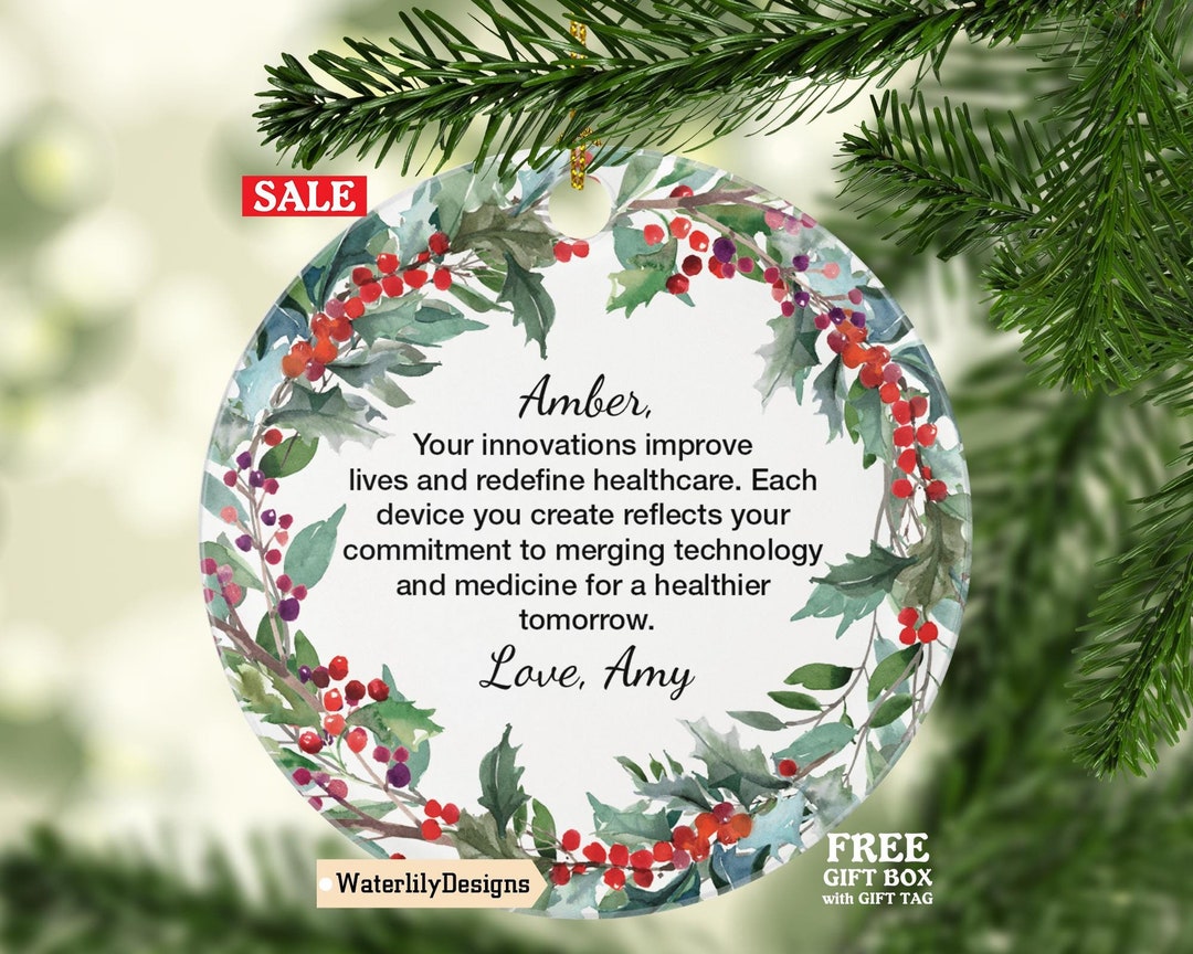 Personalized Biomedical Engineer Quote Ornament - Custom Gift for ...