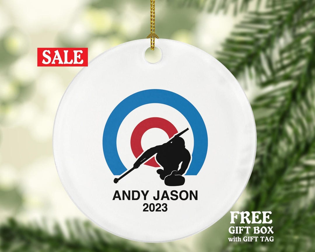 Curling Christmas Ornament Personalized - Workout Custom Training ...