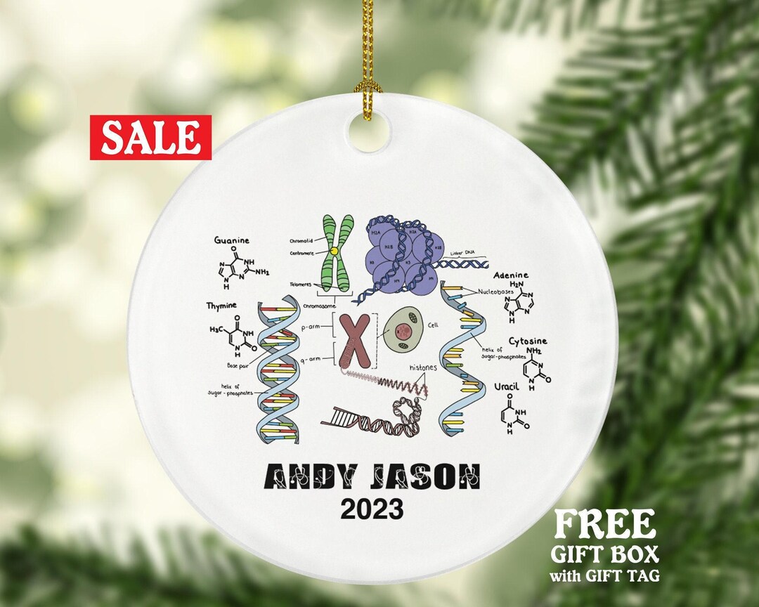 Medical Genetic Geneticist Christmas Ornament Personalized - Counselor ...