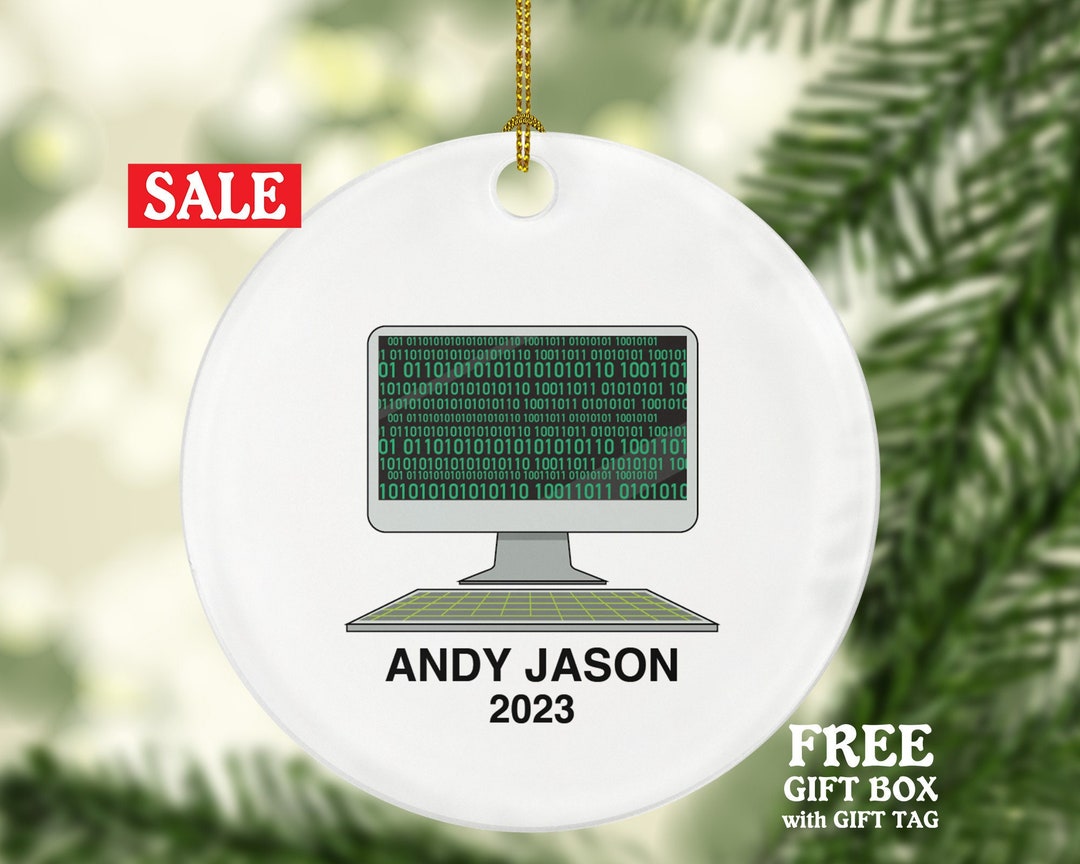 Computer Engineer Programmer Christmas Ornament Personalized ...