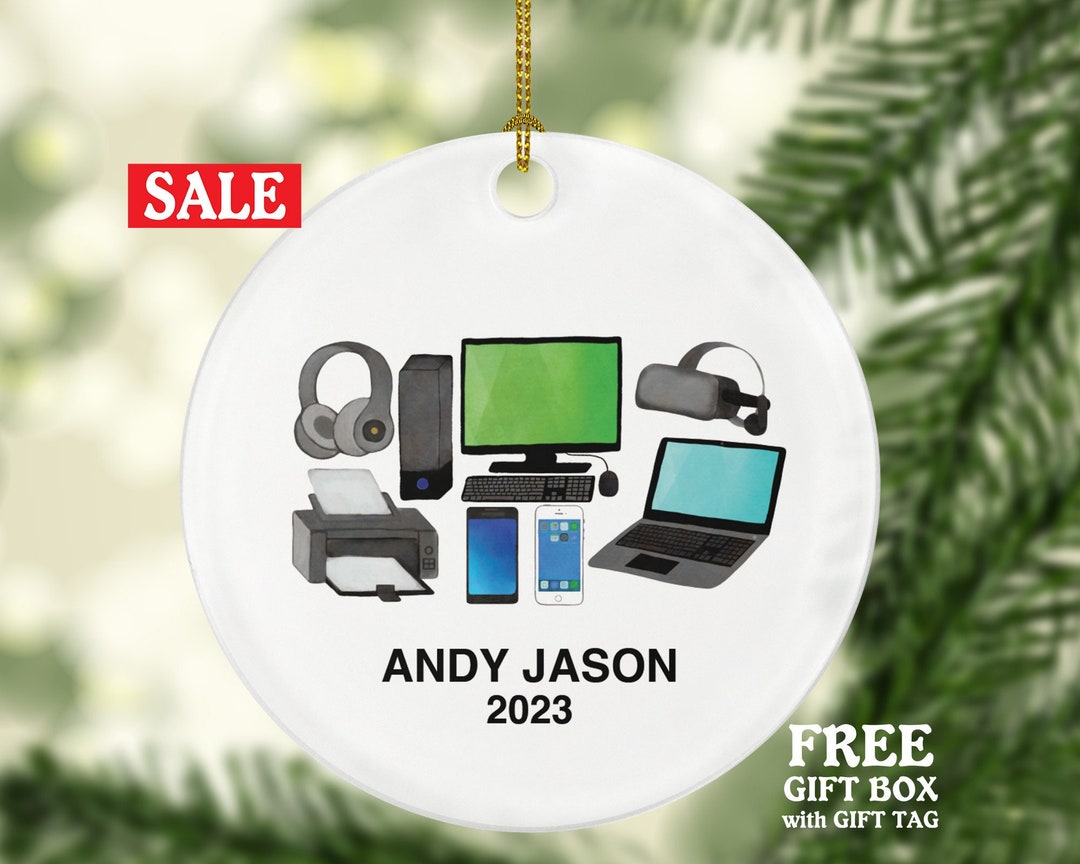 Computer Tech Administrator Christmas Ornament Personalized, Technology ...