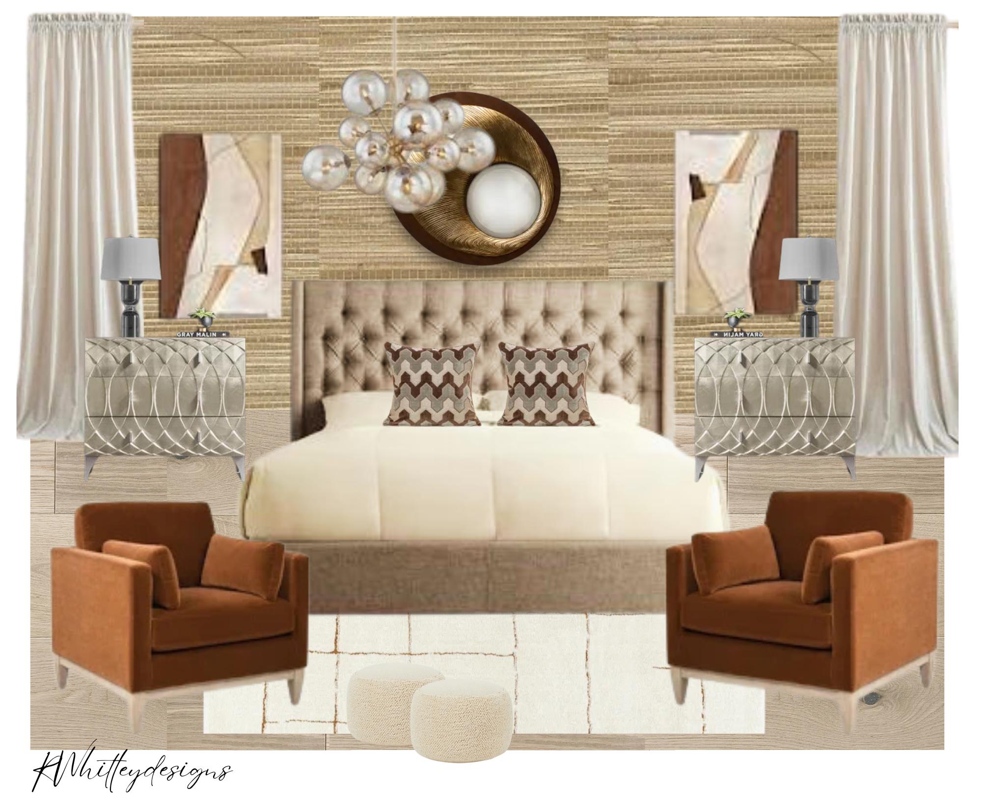 Custom Made To Order interior Design Mood Board Master Bedroom Designe ...