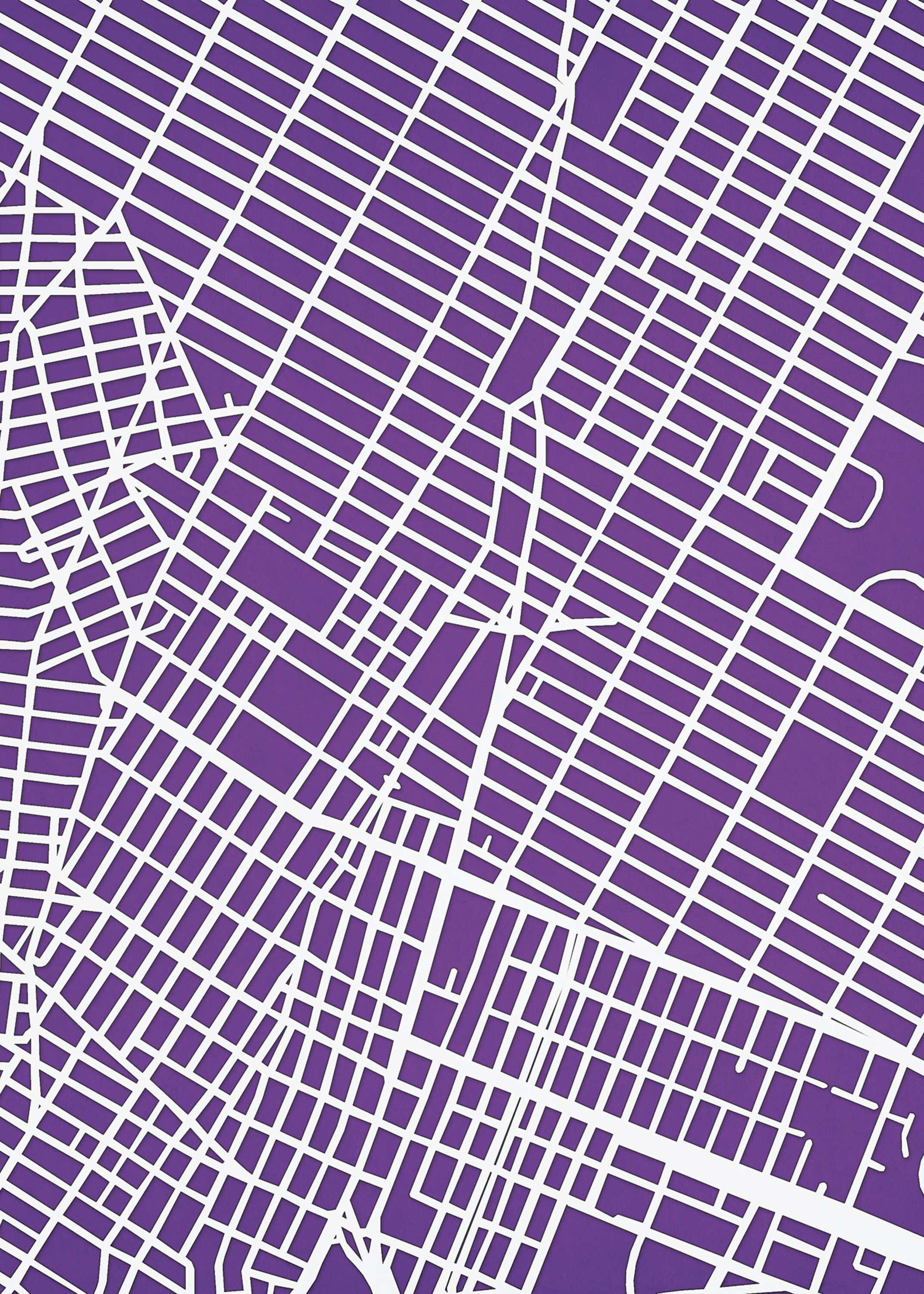 College Campus Map NYU Art Print Instant Download Wall Decor University ...