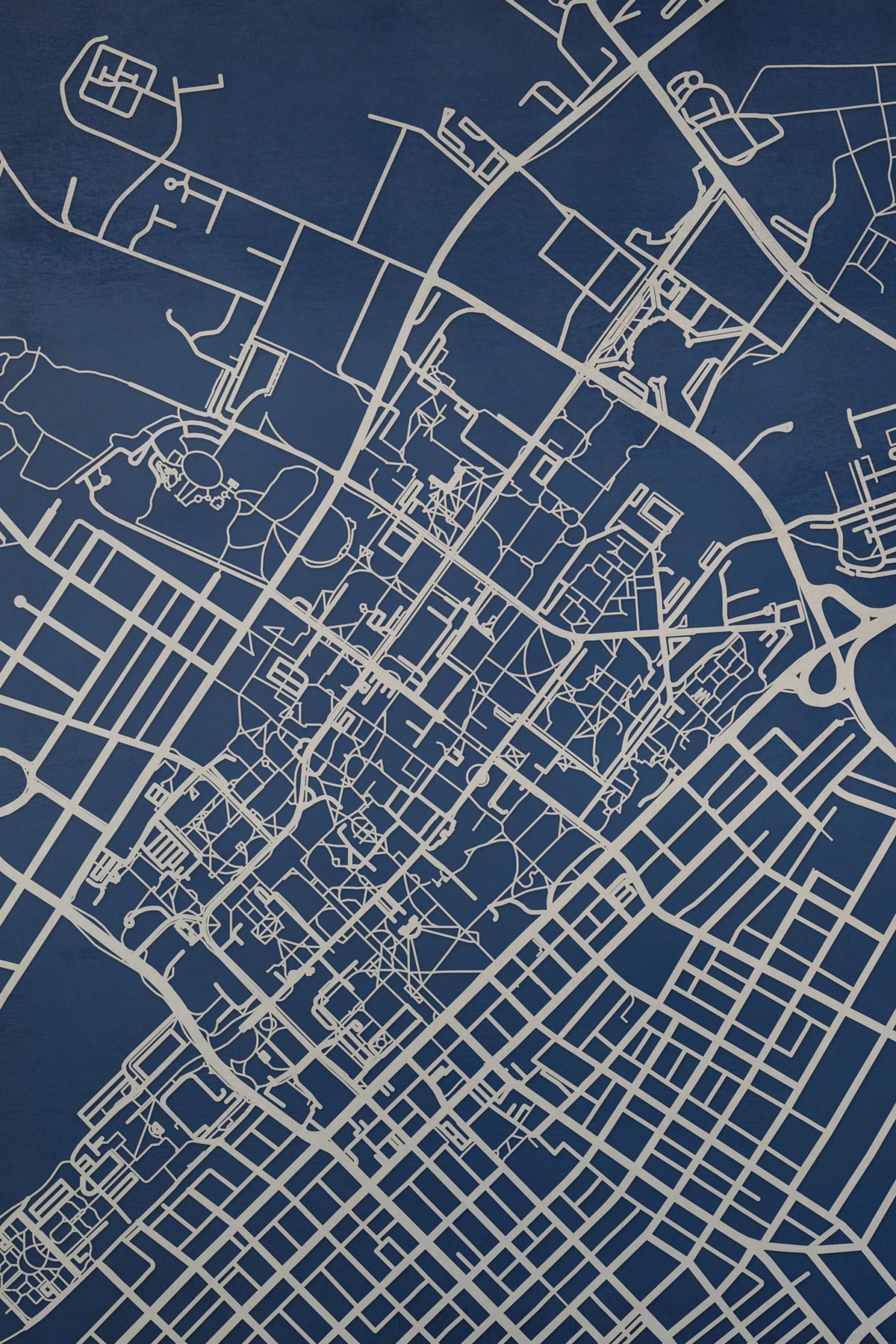 College Campus Map Penn State Art Print Instant Download Wall Decor ...