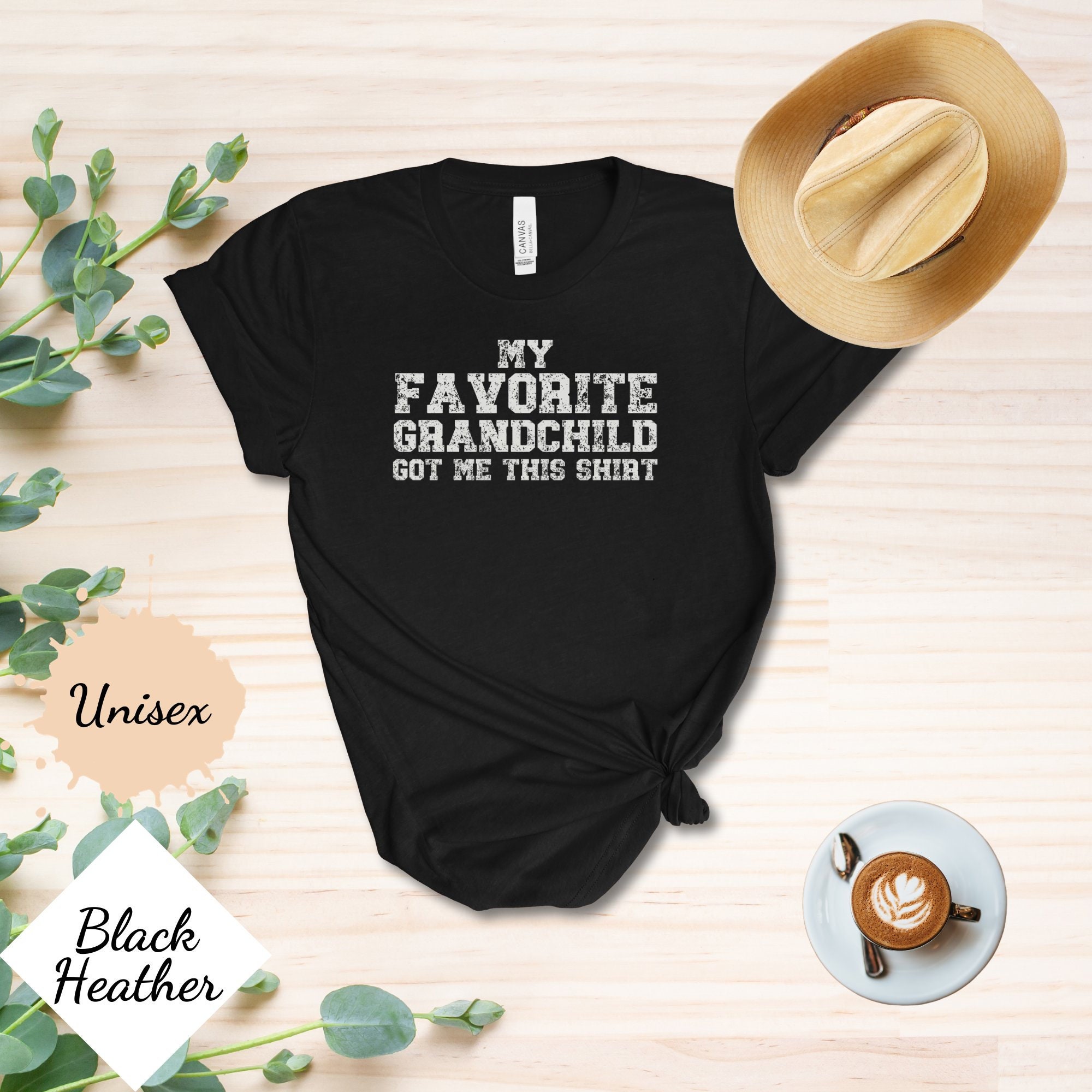 Favorite Grandchild Sweatshirt, Funny Quote for Grandparents, Father's ...