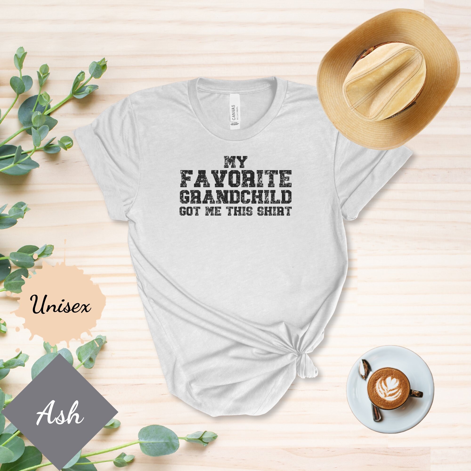 Favorite Grandchild Sweatshirt, Funny Quote for Grandparents, Father's ...