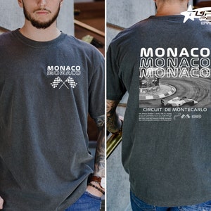 Formula 1 Shirt Vintage Monaco Shirt F1 T-shirt F1 Gift Formula 1 ...
