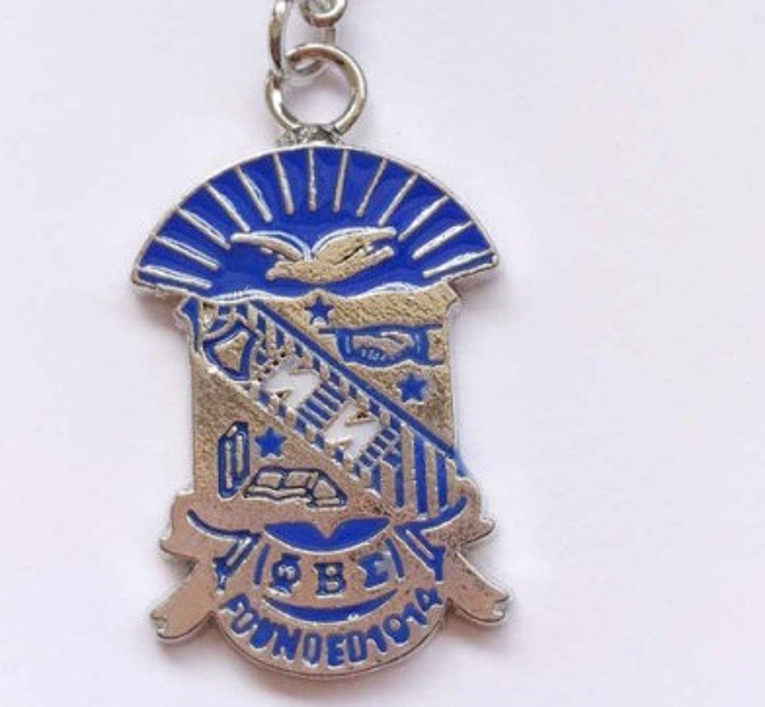 Phi Beta Sigma Fraternity Crest Shield Necklace - Etsy