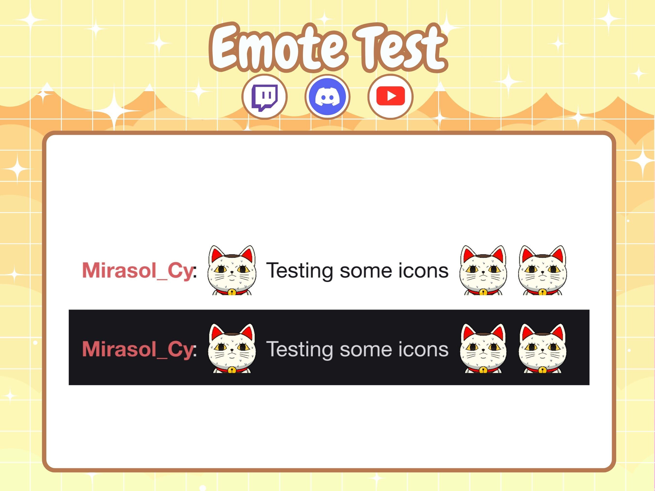 Nervous Turbo Granny Emotes, Maneki Neko Twitch, Discord, Youtube ...