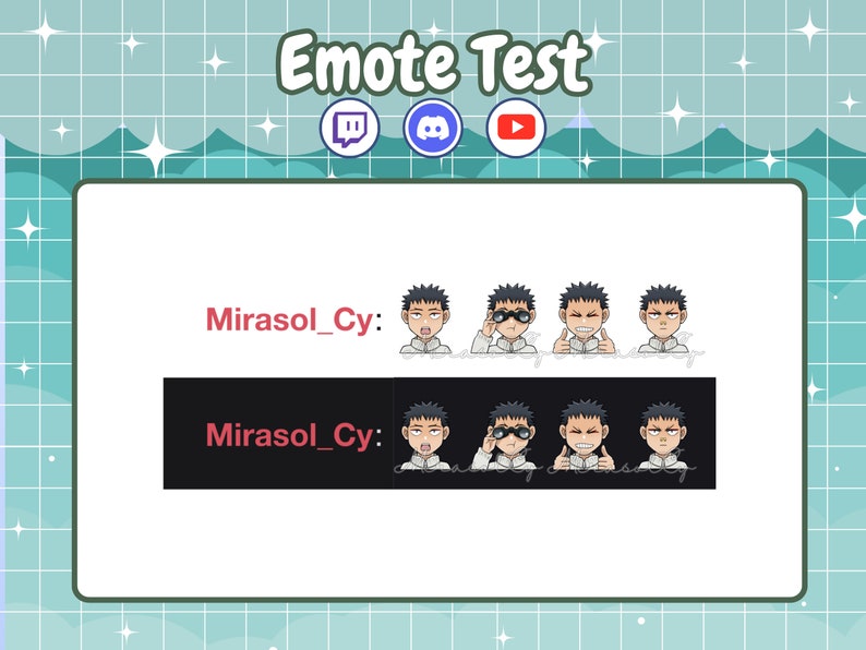 Kafka Twitch Emotes, Kaiju Discord Emote, Anime Kawaii Chibi Emote Pack ...
