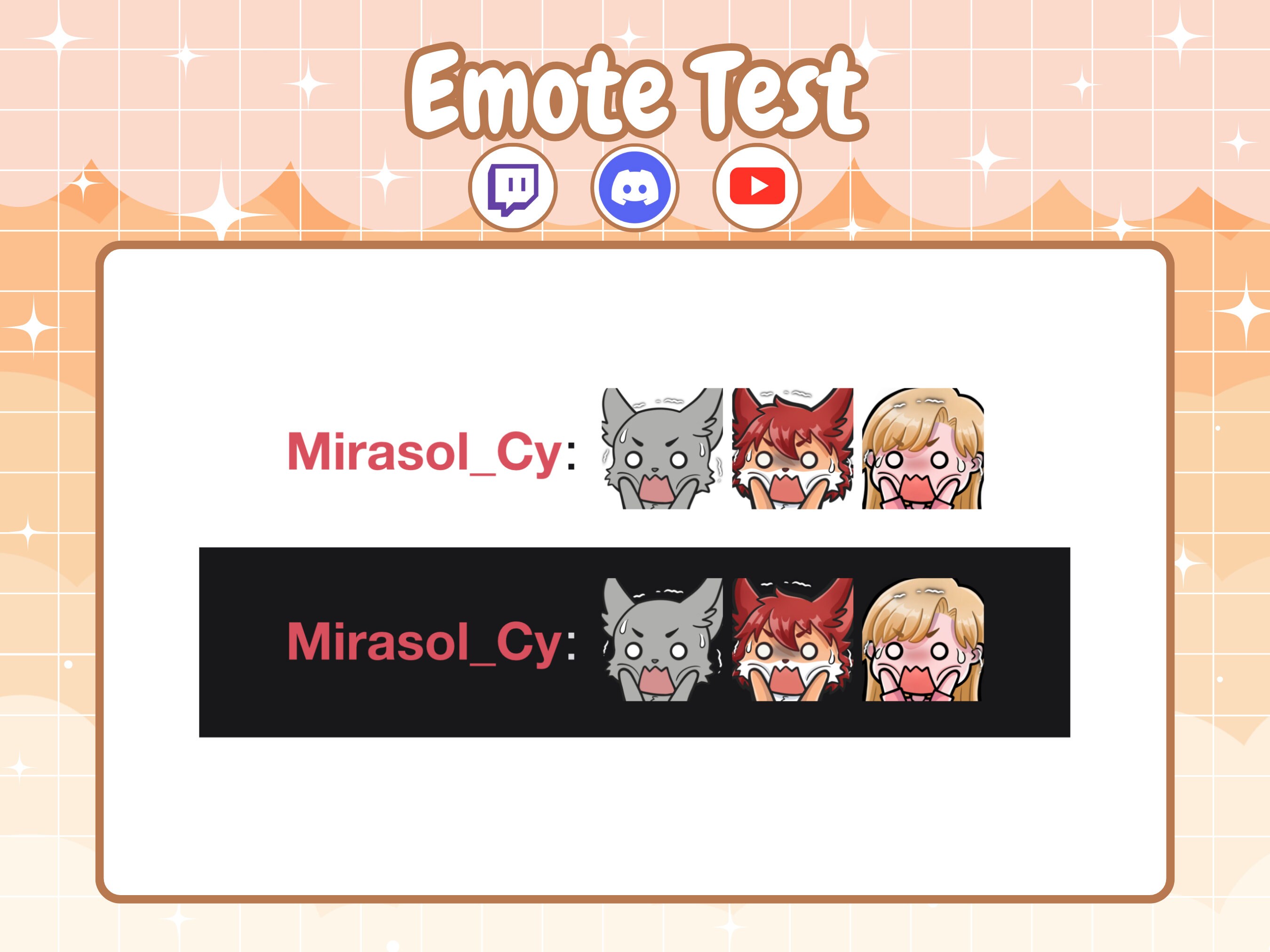 Custom High Quality Twitch Emotes Furry Twitch Discord - Etsy