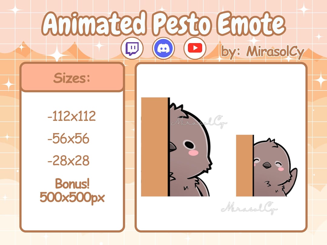 Animated Pesto Emotes, Baby Penguin Emote, Cute Big Penguin, Twitch ...