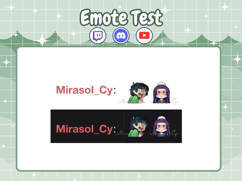 Mao Mao and Jinshi Discord Emotes | the Apothecary Diaries Twitch ...