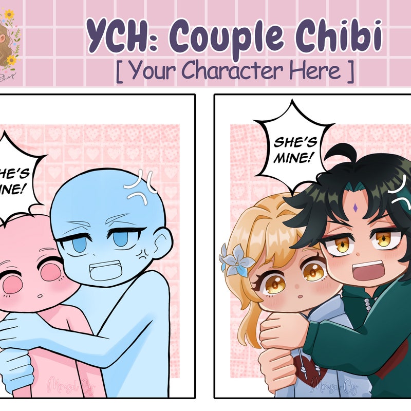 Chibi Couple Base - Etsy
