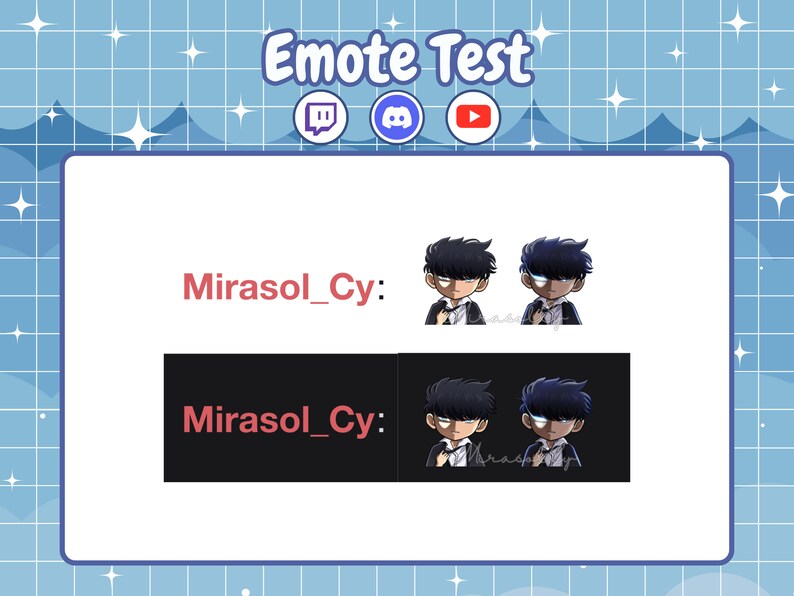 Anime Emotes, Twitch, Discord, Youtube Emote Pack - Etsy
