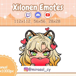 Xilonen Twitch Emotes, Genshin Impact Discord Emote, Cute Inlove Emotes ...