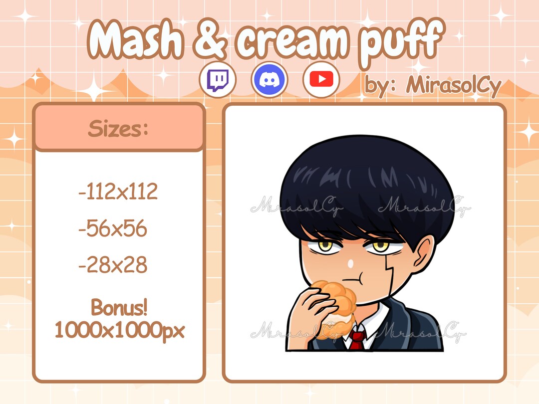 Mash Burnedead Discord Emotes | Mashle: Magic and Muscles Twitch Emote ...