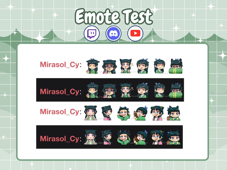 The Apothecary Twitch Emotes, Discord Emotes, Kawaii Chibi Anime ...