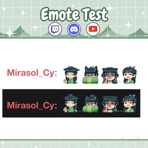 Mao Mao Emotes | the Apothecary Diaries Emote Pack | Kawaii Twitch ...