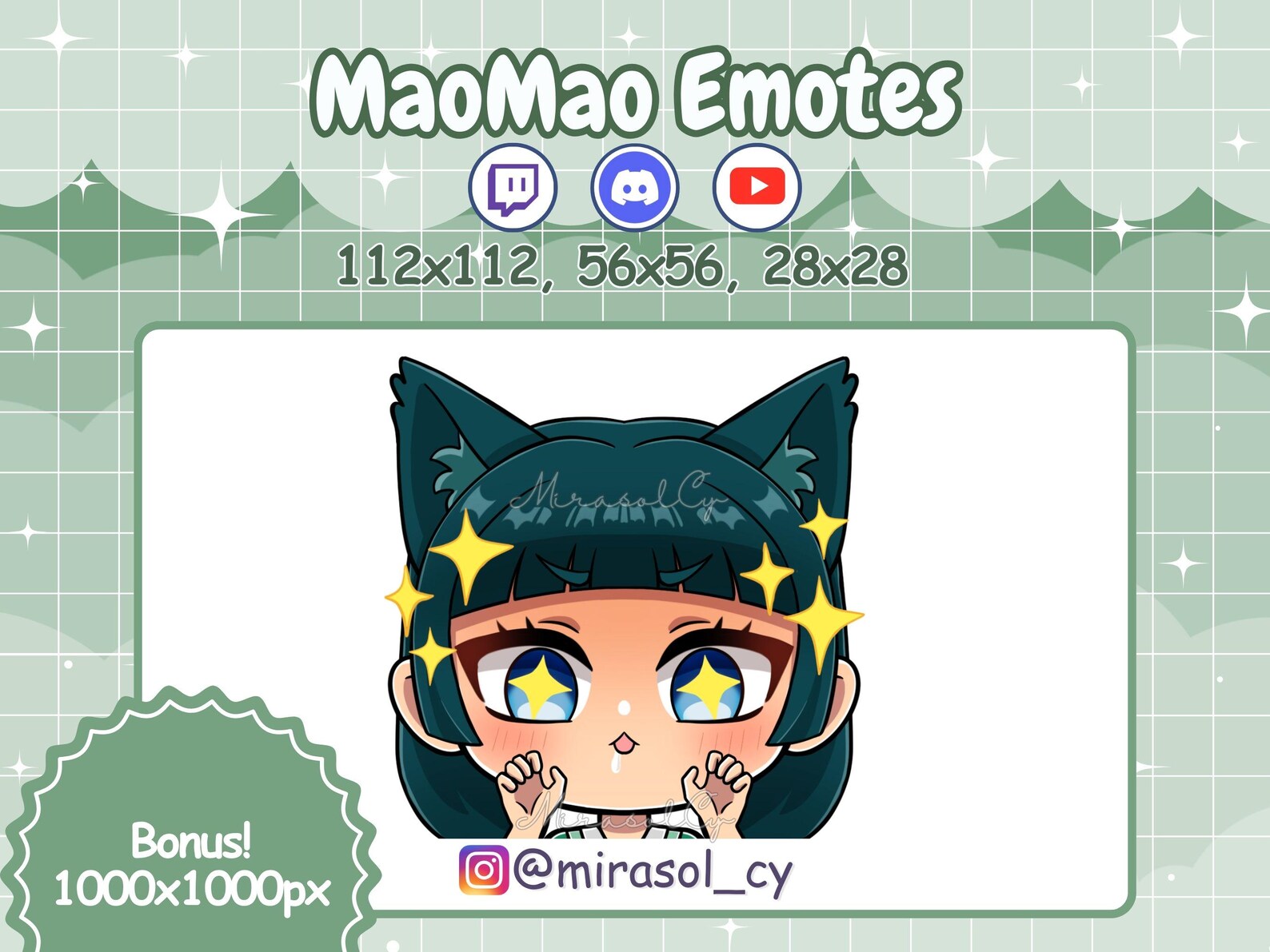 Mao Mao Excited Emotes, the Apothecary Diaries Twitch Emotes, Kusuriya No Hitorigoto Discord ...