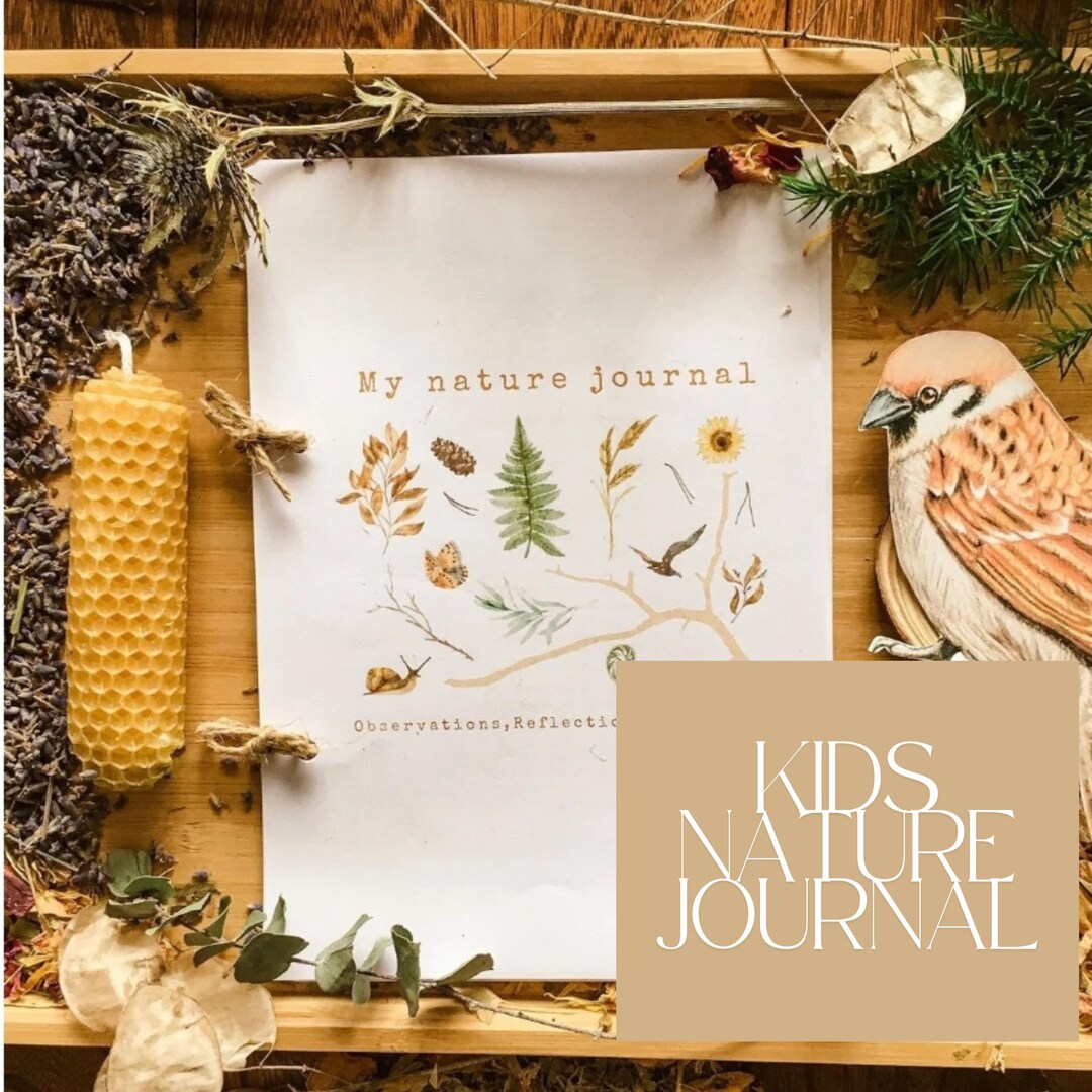 Kids Nature Journal | Printable Nature Study Workbook | Outdoor ...