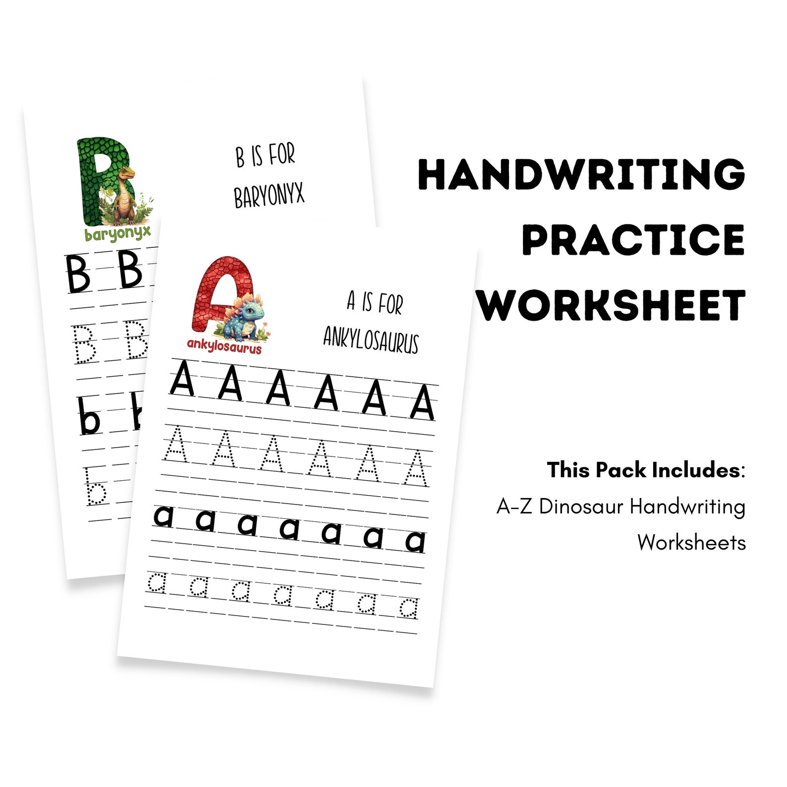26 Alphabet Worksheet | Pre-k | Handwriting Practice | Alphabet ...