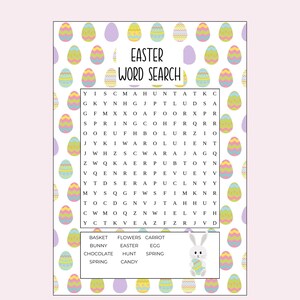 Easter Word Search for Kids | Fun Printable Easter Activity | Easter ...