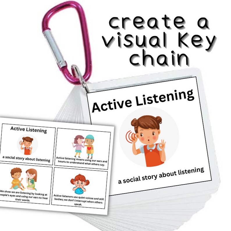 Social Story | Active Listening | Social Skills - Etsy