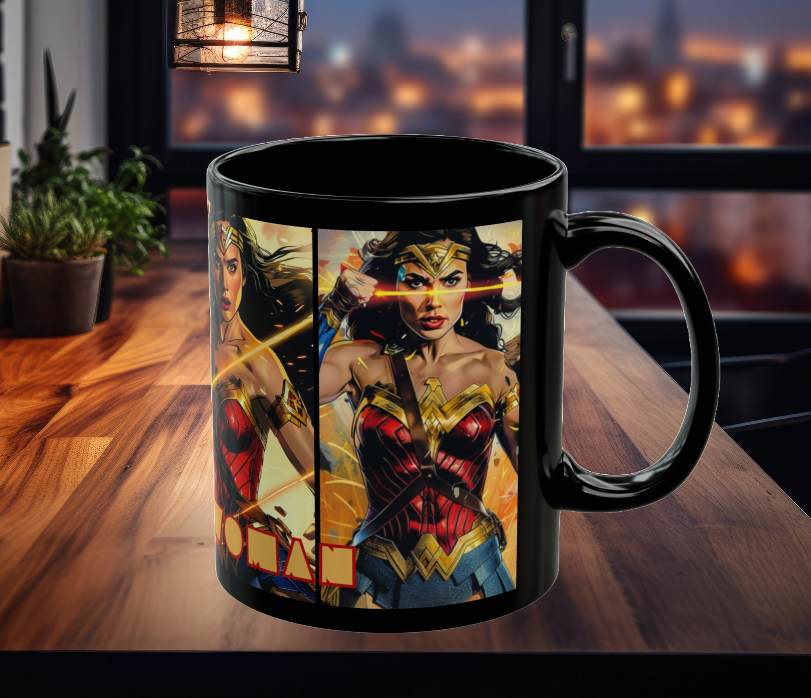 Wonder Woman, Coffee Mugs, Wonder Woman Cups, DC Comics, Wonder Woman Fans, 11oz Mugs, Superhero ...