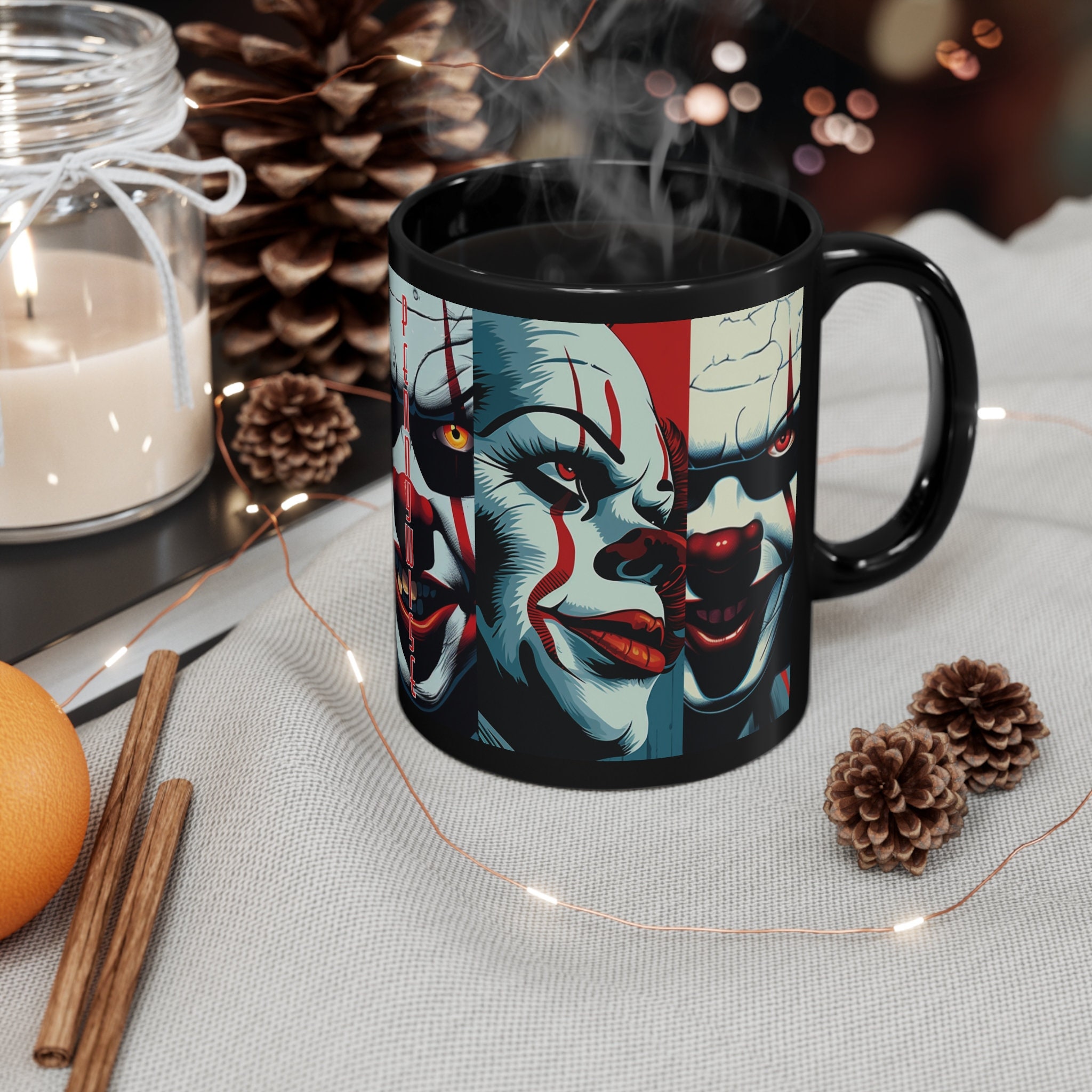11 Oz. Mug, Pennywise, IT, Halloween Decor, Halloween Mugs, Halloween ...