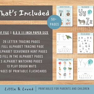 Preschool Morning Menu Alphabet Pages, Homeschool Alphabet Printables ...