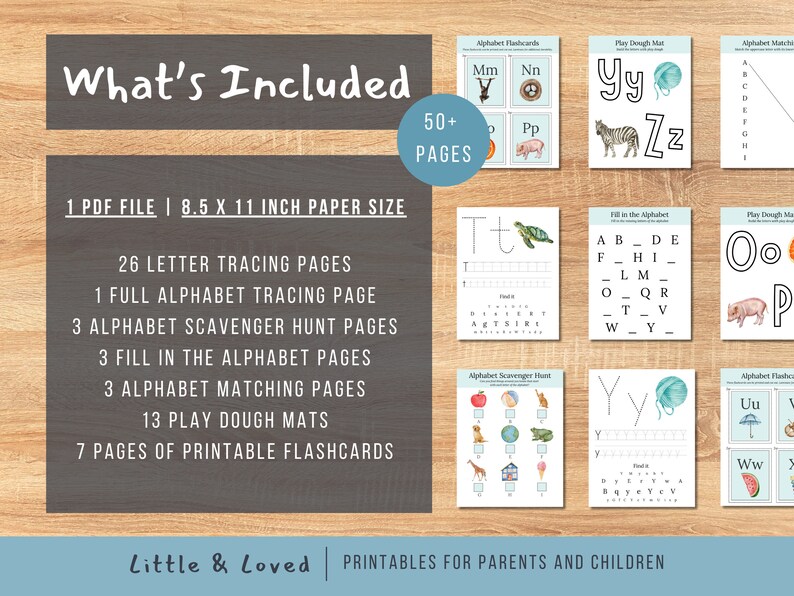 Preschool Morning Menu Alphabet Pages, Homeschool Alphabet Printables ...