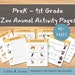 Zoo Animal Themed Worksheets and Activities for Preschoolers ...