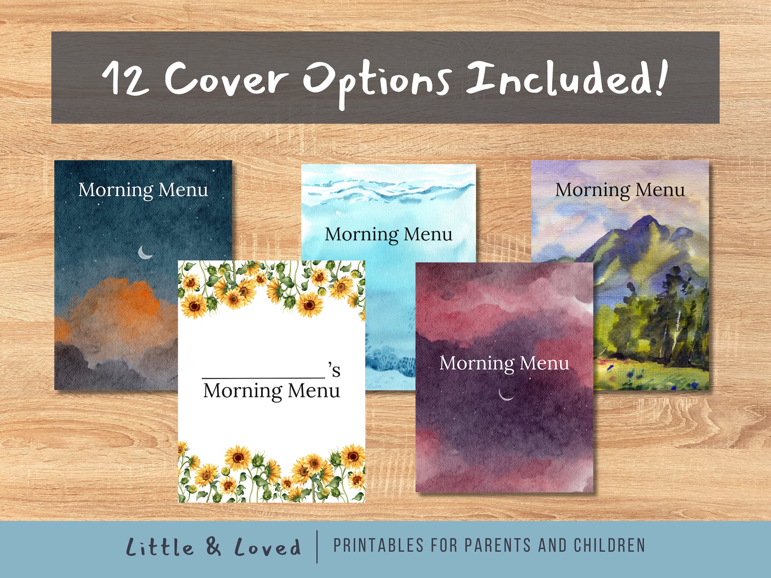 Preschool Morning Menu Pages, Homeschool Printables, Toddler Morning ...
