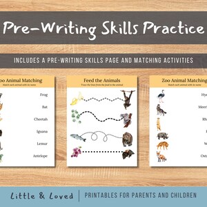 Zoo Animal Themed Worksheets and Activities for Preschoolers ...