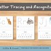 Preschool Morning Menu Alphabet Pages, Homeschool Alphabet Printables ...