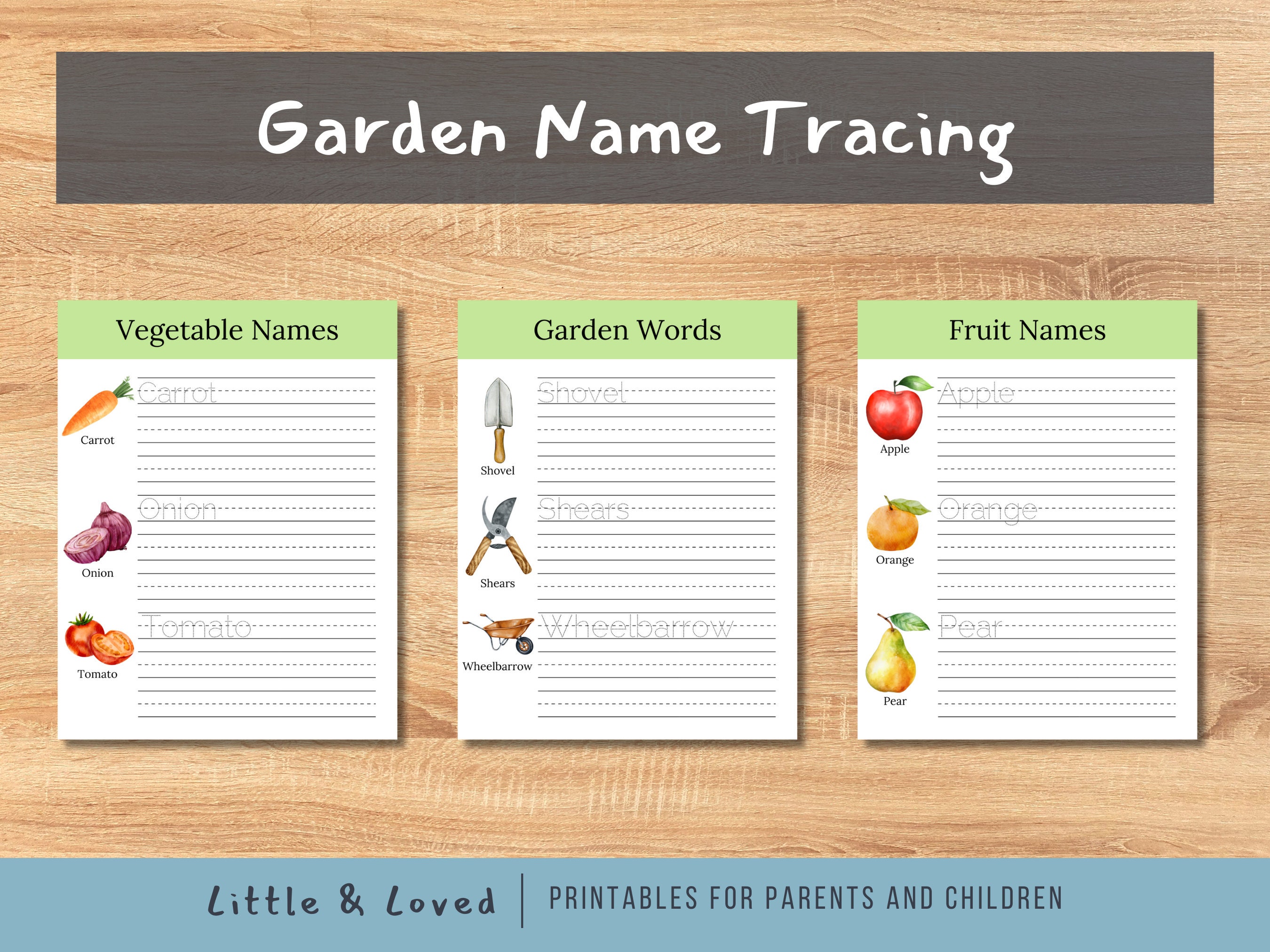 Garden Themed Worksheets and Activities for Preschoolers ...