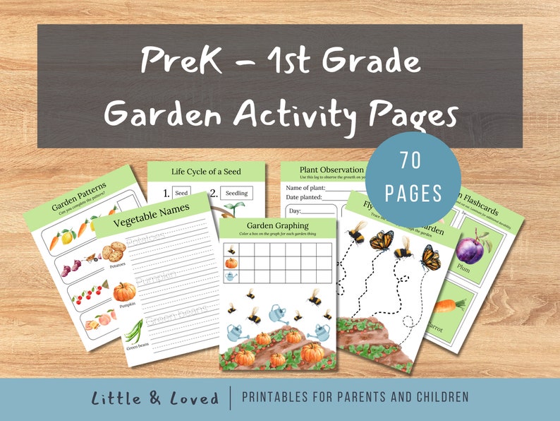 Garden Themed Worksheets and Activities for Preschoolers ...