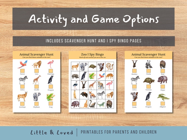 Zoo Animal Themed Worksheets and Activities for Preschoolers ...