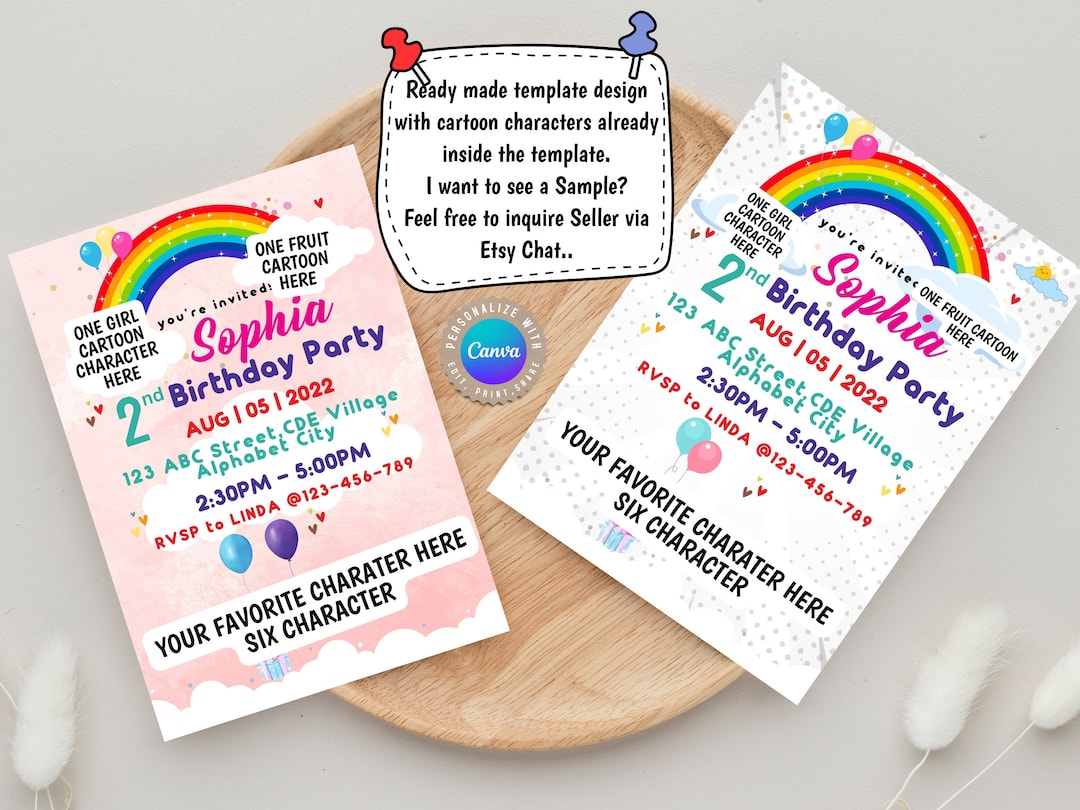 Editable Birthday Girl Invitation Template, Printable Birthday Girl ...
