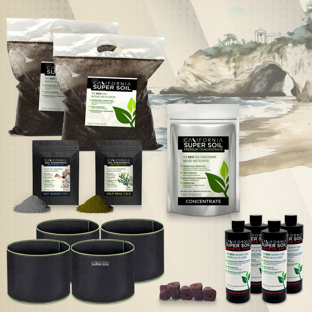 California Super Soil Starter Kit - Etsy