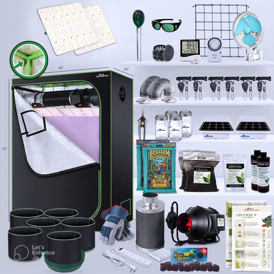 Dual Power Grow Kit Most Efficient Indoor Home Grow Kit - Etsy