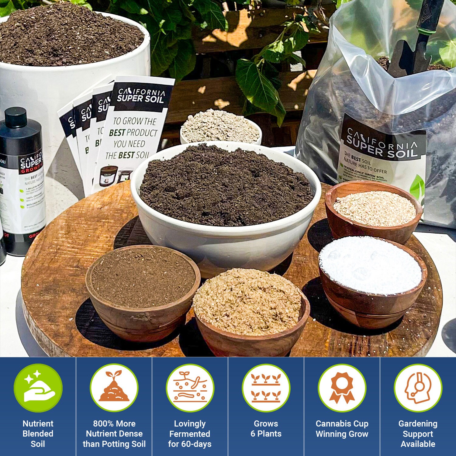 California Super Soil Starter Kit - Etsy