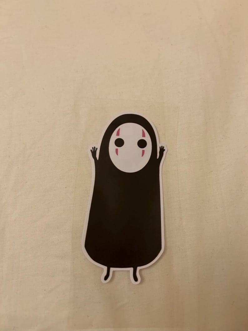 No Face Sticker: Spirited Away, Anime, Spirit, Studio Ghibli, Faceless ...
