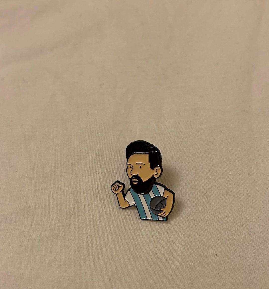 Messi Enamel Pin Soccer Legend, Football Icon, Lionel Messi, GOAT ...