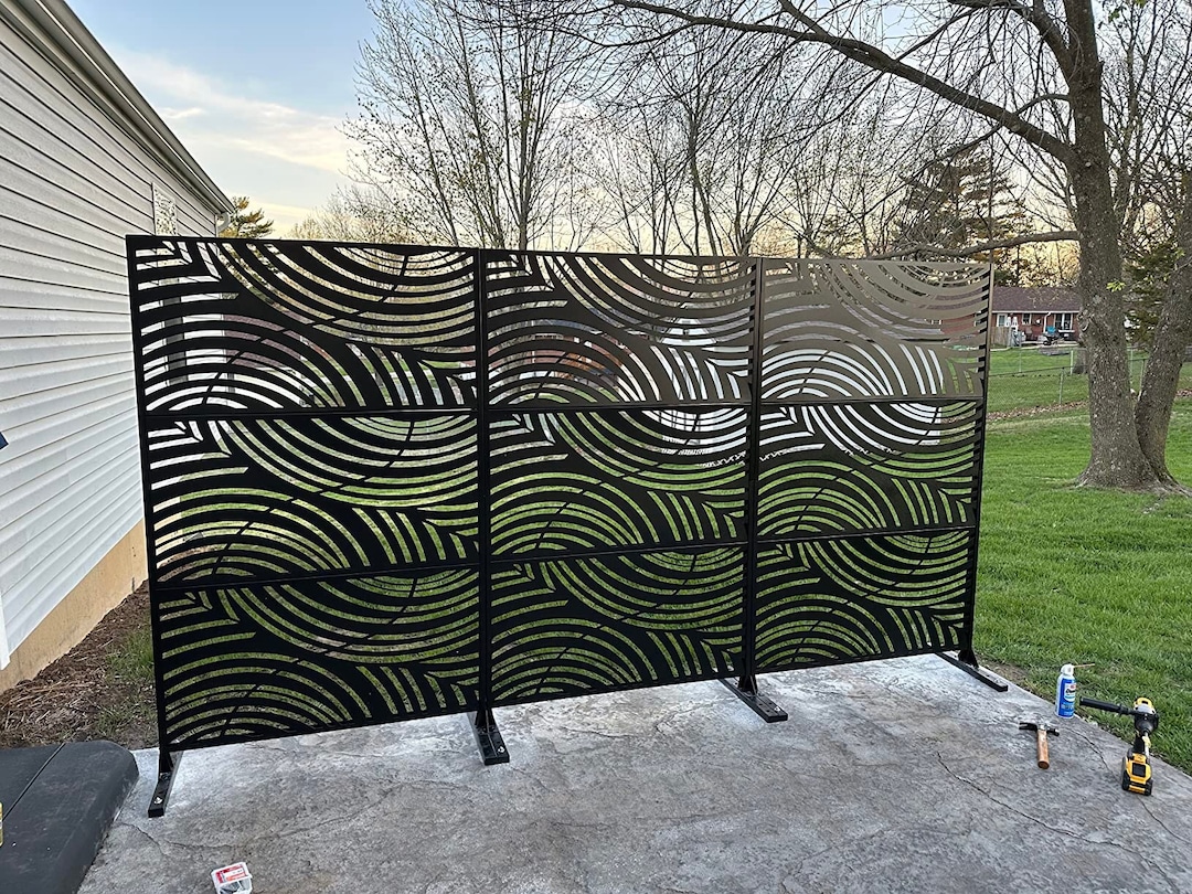 Outdoor Privacy Screen Freestanding Outdoor Privacy Screening - Etsy