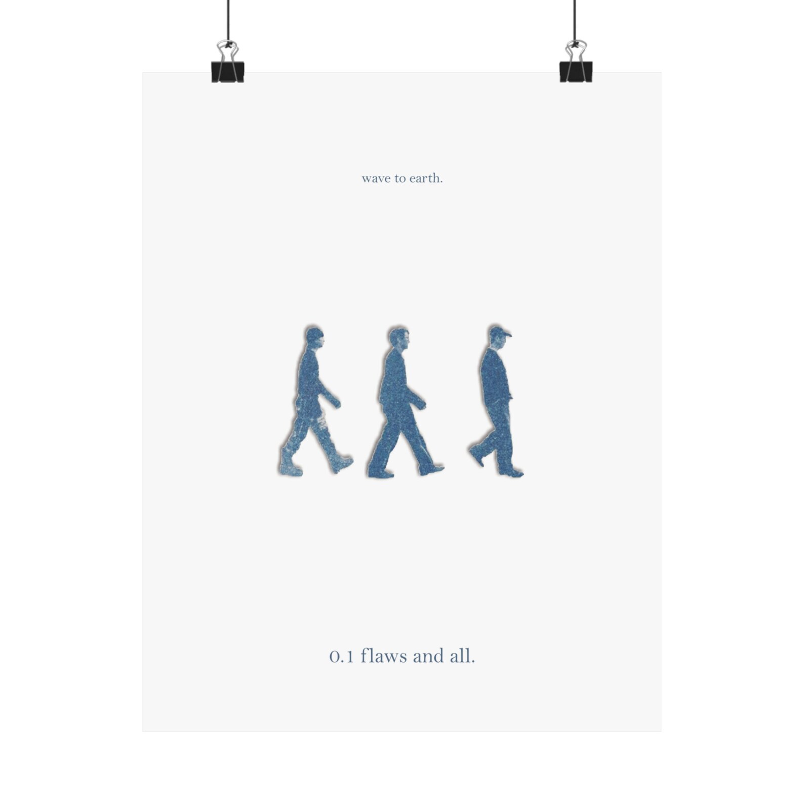 Wave to Earth - 0.1 Flaws and All - Bedroom Poster - Matte Vertical ...